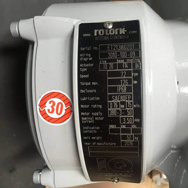 Rotork Inteligent Multi-turn Electric Actuator Manufacturers ...